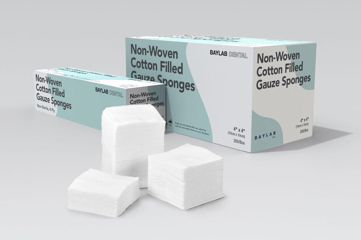 Non-Woven Cotton Gauze Sponge – BAYLAB USA